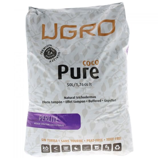 Pure coco perlite UGRO 50 litres - Gamm vert
