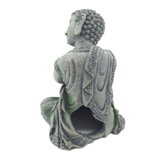 Statue bouddha assis ø 10 cm, hauteur 12 cm, décoration aquarium - Gamm ...