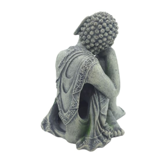 Statue bouddha assis ø 10 cm, hauteur 12 cm, décoration aquarium - Gamm ...