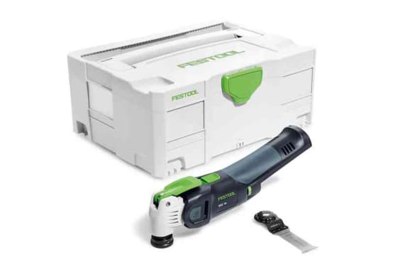 Outil oscillant OSC 18 Li E-Basic VECTURO + lame + Box FESTOOL - Sans batterie ni chargeur ...