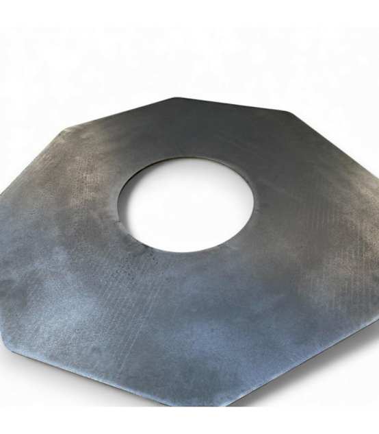 Plaque de cuisson plancha pour braséro AKNOR, acier, 56cm de diamètre ...