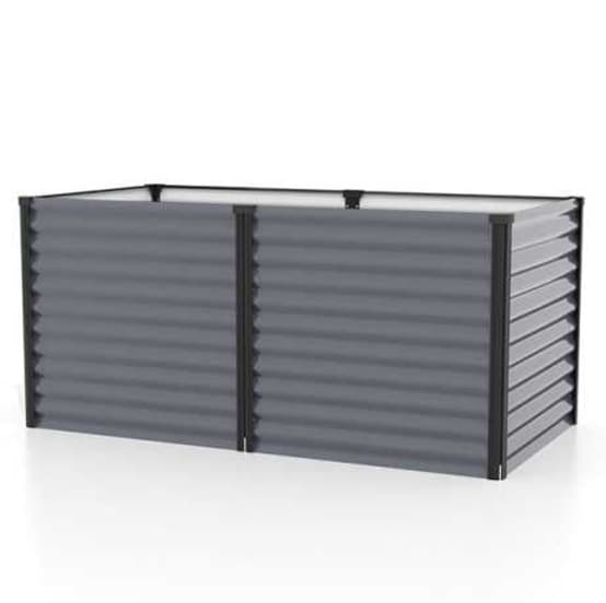 Carré potager Linus 858 – bac de culture Zincalume H 86 cm, Couleur ...