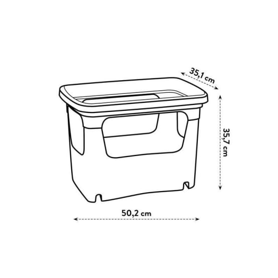 Elho - Pot De Fleurs - Green Basics Stack + Grow Large - Leaf Green ...