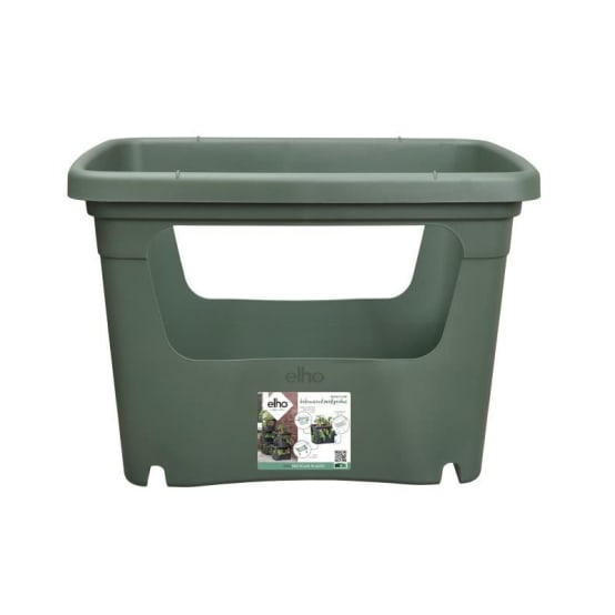 Elho - Pot De Fleurs - Green Basics Stack + Grow Large - Leaf Green ...