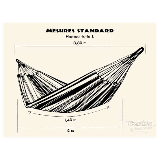 Hamac avec support INKA L Grenade - Tropical Hamac - Gamm vert