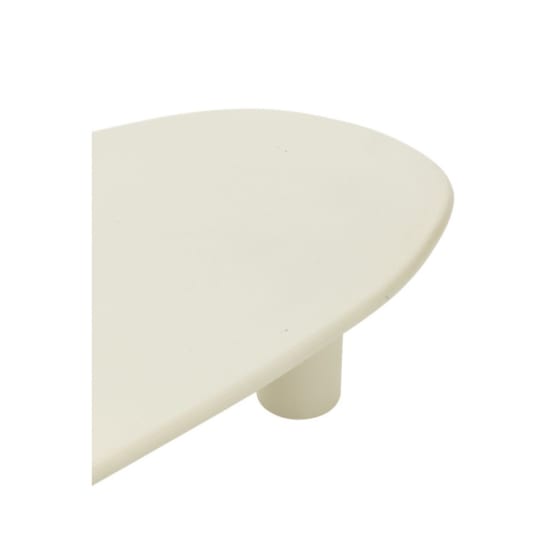 Table Basse Design "Bali" 108cm Blanc - Gamm vert