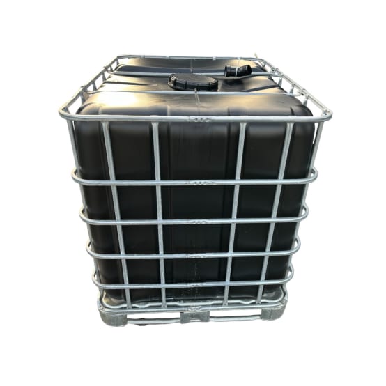 Cuve de stockage 1000l ibc neuve grillage opaque noire bouchon diamètre ...