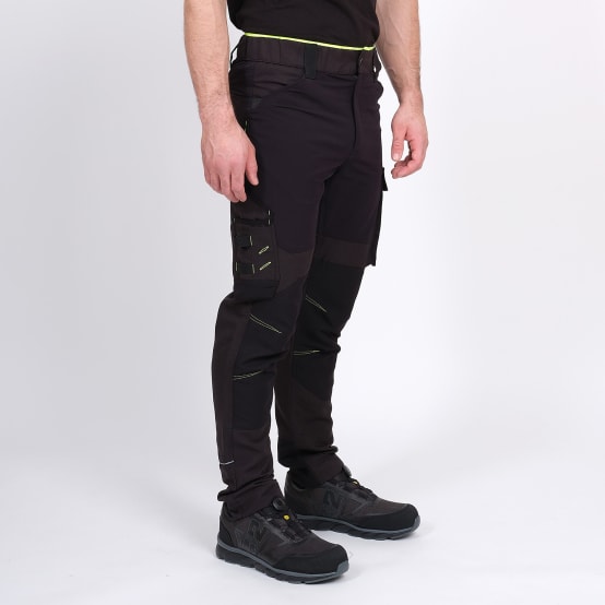 Taille 44 - CLAVERY - PANTALON DE TRAVAIL - 1059 Anthracite - Gamm vert