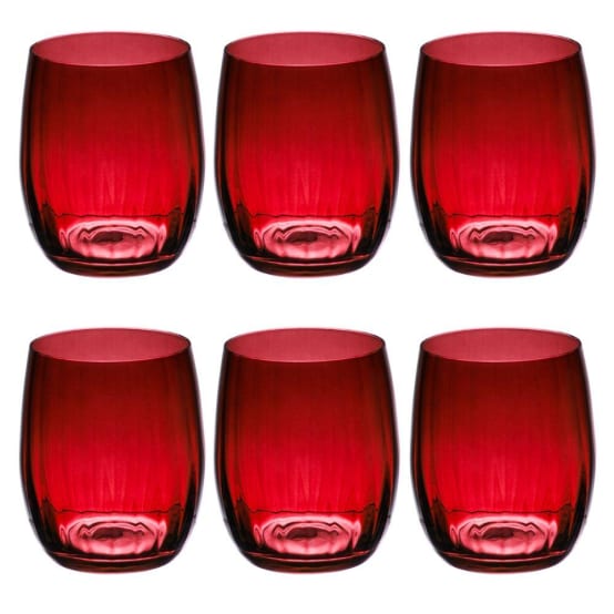 Gobelet rouge Santa 30 cl (lot de 6) - Gamm vert