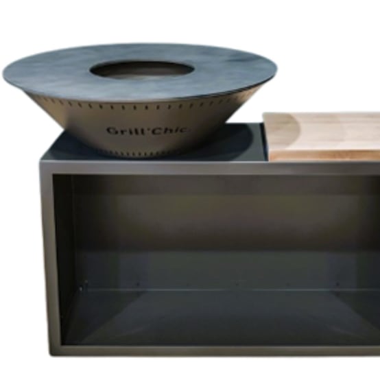 Pack Découverte Brasero TRADITIONNEL Double Cuve Acier Thermolaqué ...