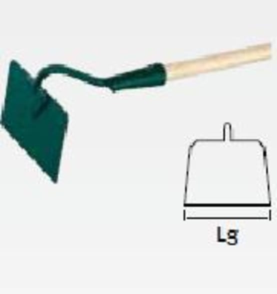 Binette forgée - 16 cm - manche bois certifié PEFC 100% Leborgne - Gamm vert