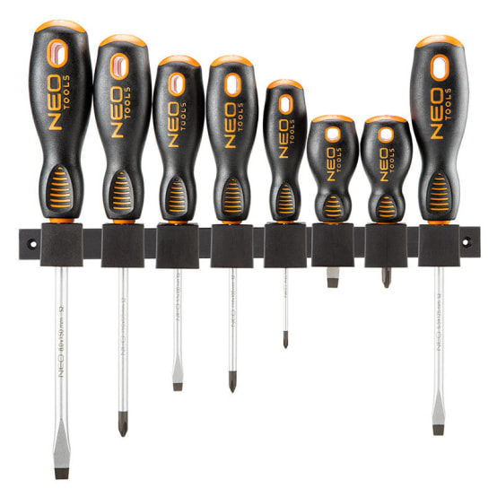 Set de 8 tournevis plats et PH NEO TOOLS 04-207 Neo tools - Gamm vert