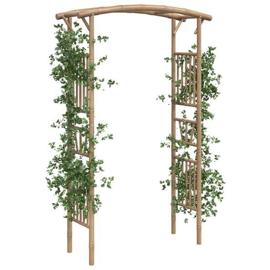 Arche Rosiers Bambou Naturel Tonnelle Jardin Style Rustique Résistant ...