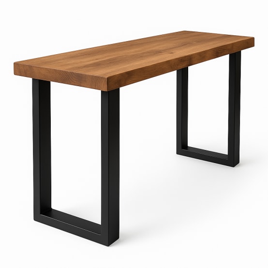 Bar Ã petit-dÃ©jeuner robuste et Ã©pais - ChÃªne moyen - Gamm vert