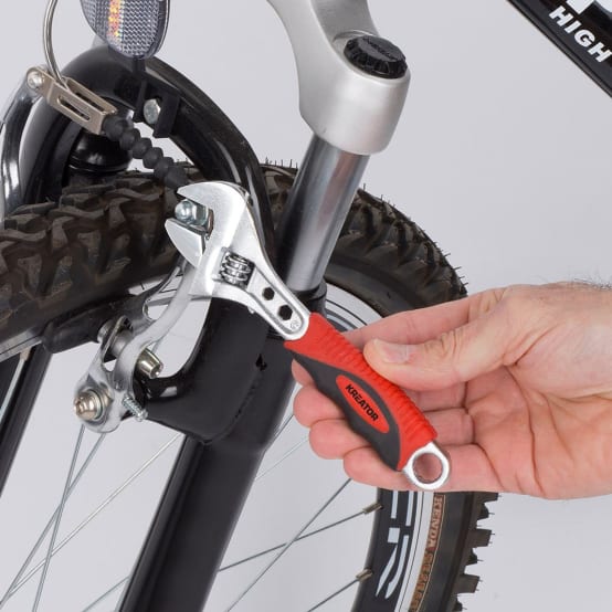 Clé à molette CR-V poignée grip Kreator - Gamm vert