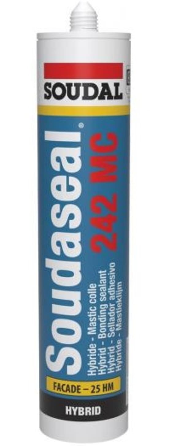 Mastic colle Soudaseal 242 MC gris 290ml - SOUDAL - 131184 - Gamm vert
