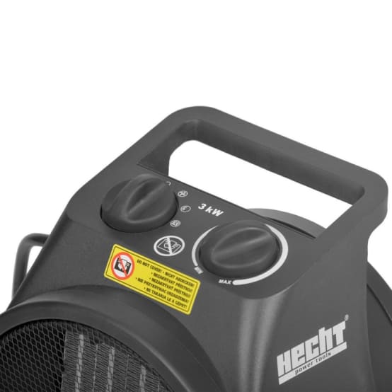 Hecht 3543 Radiateur electrique Ventilateur Chauffage 3 niveaux 3000W ...