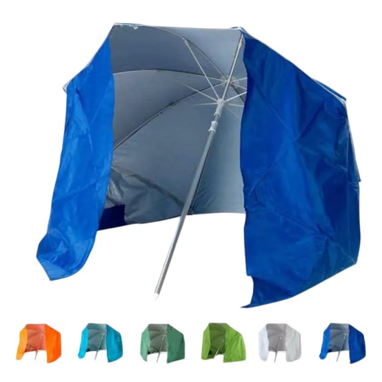 Parasol de plage pliable et léger 200 cm tenda Mare - Gamm vert