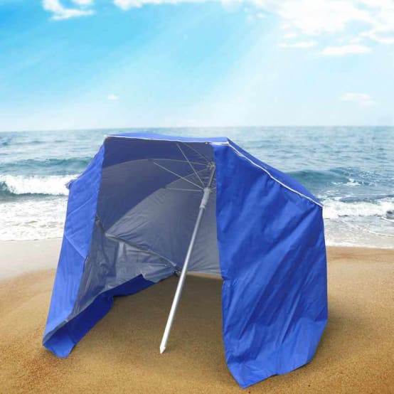 Parasol de plage pliable et léger 200 cm tenda Mare - Gamm vert