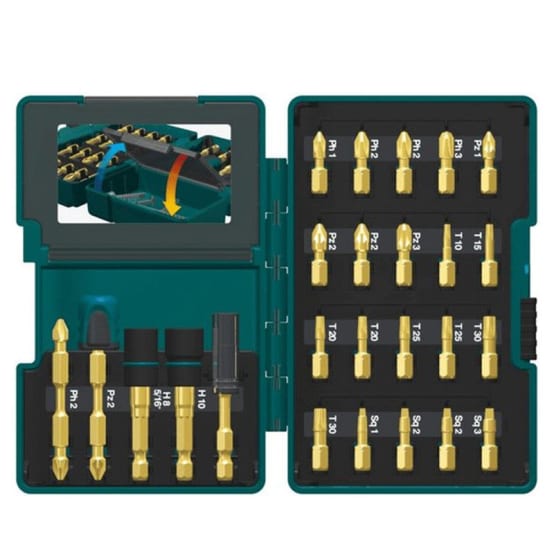 Coffret de 26 embouts de vissage MAKITA B-49921 Makita - Gamm vert
