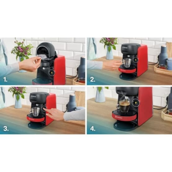 Machine a Cafe multi-boissons - BOSCH TASSIMO - TAS163E - T16 Finesse ...