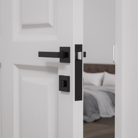 Rosace de condamnation 10RX - 53 x 53 mm - Acier inoxydable - Noir ...