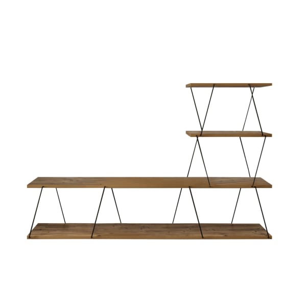 Meuble TV suspendu en bois et métal VICTOR - Toilinux - Gamm vert