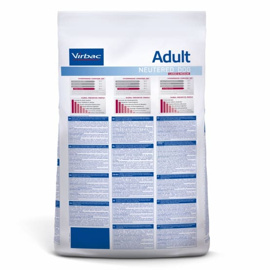 CROQUETTES CHIEN VETERINARY HPM DOG ADULT NEUTERED LARGE & MEDIUM ...