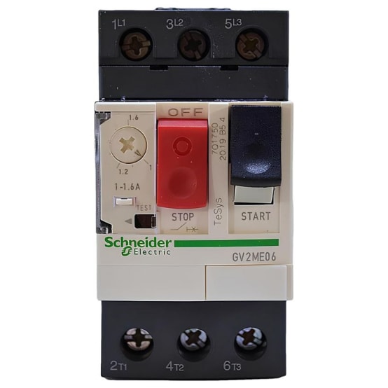 TeSys - Disjoncteur moteur magnéto-thermique GV2ME20 - 3P - commande ...