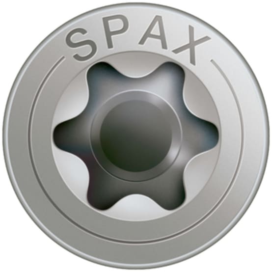 Vis SPAX Inox Torx - Ø6 x 140 mm - Tête fraisée - Filetage Partiel ...