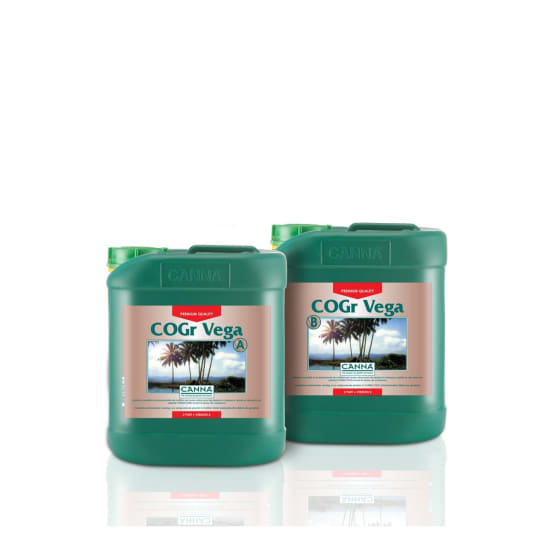 Engrais COGR VEGA A+B croissance - 2x5L - CANNA - Gamm vert