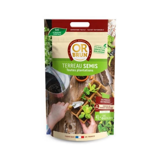 Or Brun Terreau Semis 4l - Gamm vert