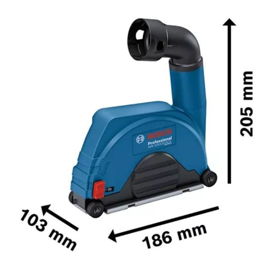 Dispositif d’aspiration GDE 115/125 FC-T Professional profondeur de coupe maximale 25mm - BOSCH ...