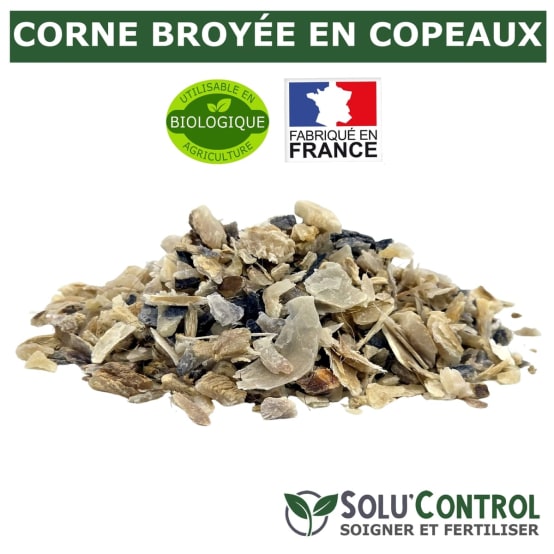 3 kg de Corne Broyée en Copeaux SoluControl - Engrais Azoté 100 % ...