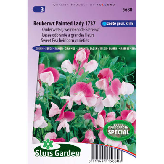 Graines de Pois de senteur Painted Lady - Lathyrus odoratus le sachet ...