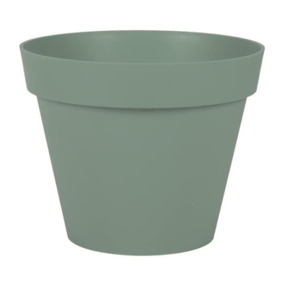 Eda Plastique - Pot De Fleur Rond Toscane - O 30 X H26 Cm - 10 L - Vert ...