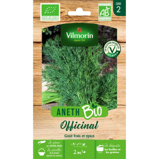 Sachet graines Aneth Officinal BIO - Anethum graveolens - Gamm vert