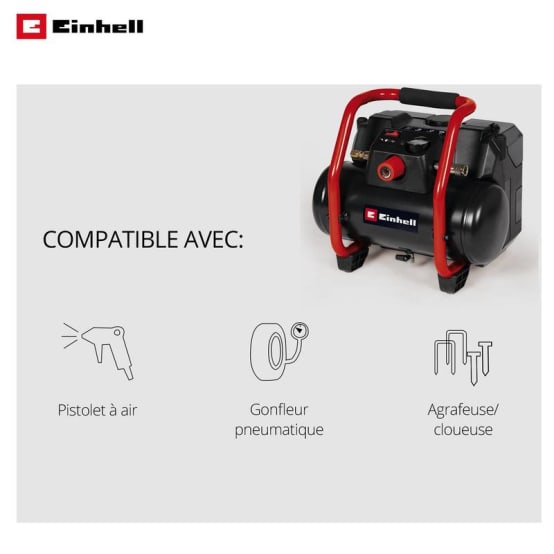 Compresseur sans fil TE-AC 36/150 Li OF-Solo Einhell - Gamm vert