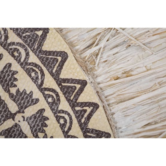 Toile Imprimée Déco "Malind" 100x100cm Marron - Gamm vert