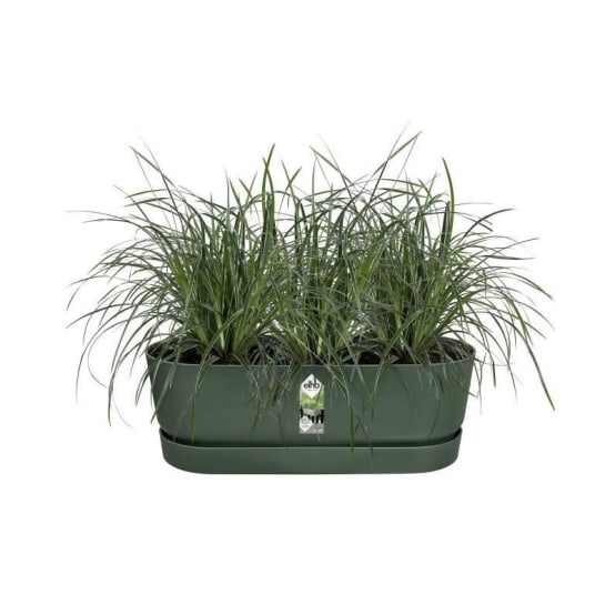 Elho - Pot De Fleurs - Greenville Easy Balcony 52 - Leaf Green - Balcon ...