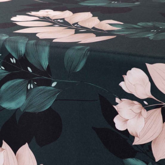 Nappe Imprimée "Belline" 150x200cm Émeraude - Gamm vert