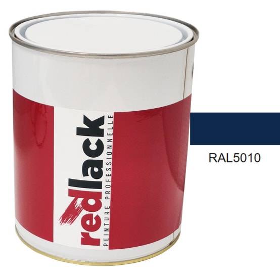 Peinture Bleu gentiane RAL 5010 Brillant multisupport 3L Redlack - Gamm ...
