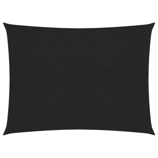 Voile toile d'ombrage parasol 160 g/m² 3 x 4 m PEHD noir - Gamm vert