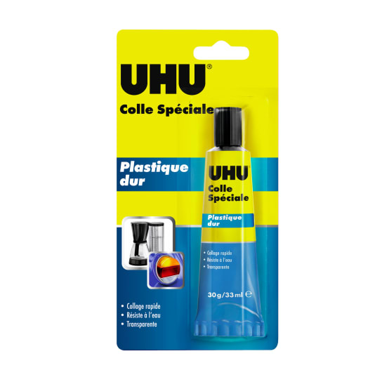 UHU Colle spéciale plastique dur - colle idéale pour toutes les ...