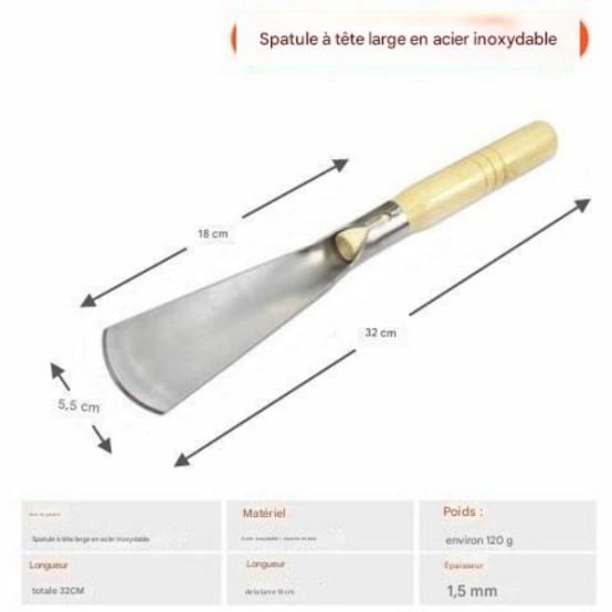 Pelle de jardinage Acier inoxydable Pelle pointue + Pelle carrée ...