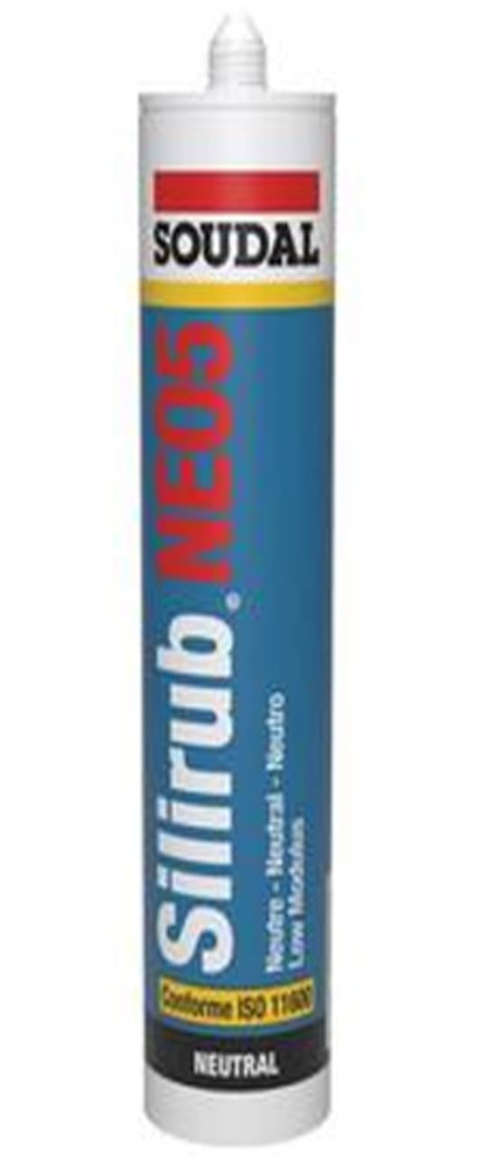 Mastic silicone SILIRUB NEO5 gris cartouche 300ml - SOUDAL - 120637 ...