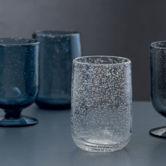 Verrre à pied Gordes Bullé 25 cl transparent (lot de 6) - Gamm vert