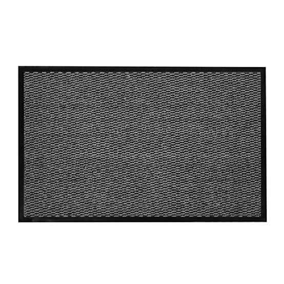 Tapis d'Entrée Anti-Poussière "Julius" 50x80cm Noir & Gris - Gamm vert