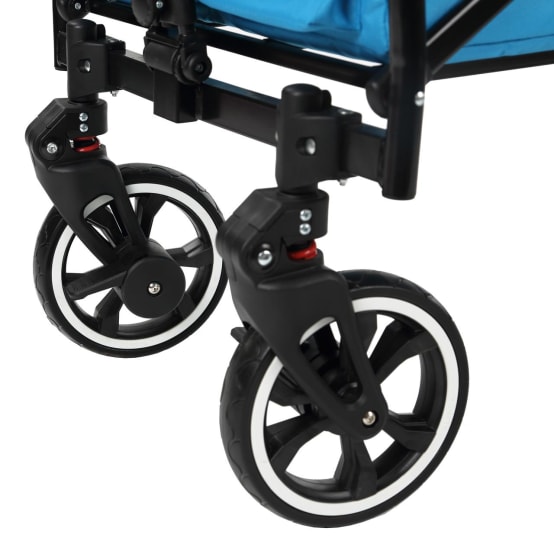 Chariot de jardin pliable Bleu - FUXTEC Premium Cruiser - transport ...