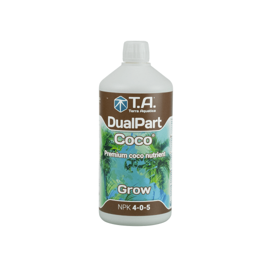 DualPart Coco GROW 1 litre - Terra Aquatica - Gamm vert